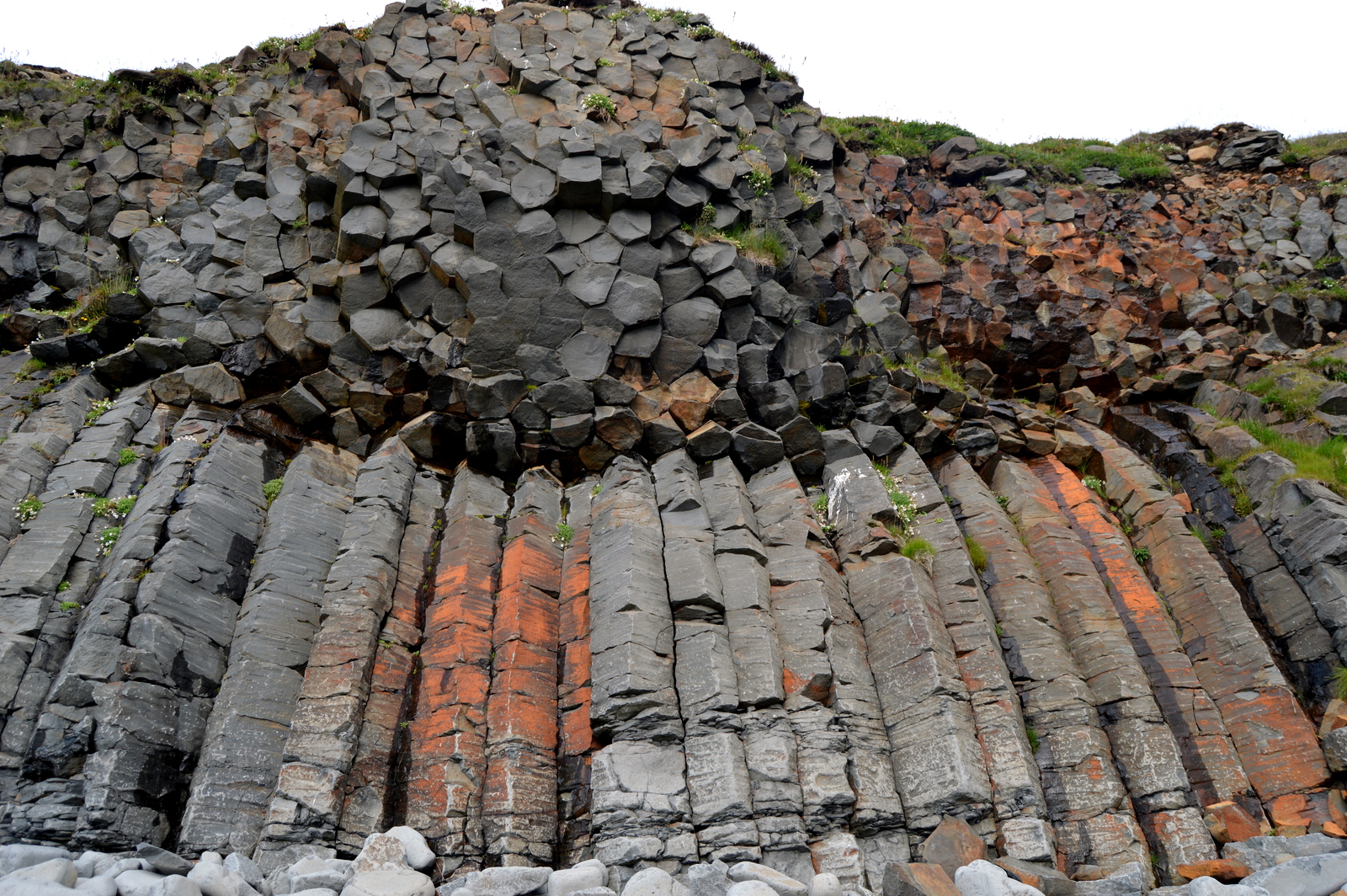 Kálfshamarsvík - extraordinary basalt columns in Skagi