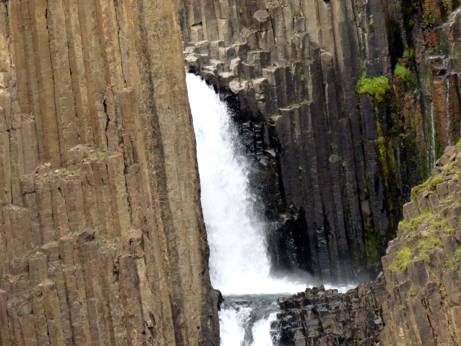 The majestic Hengifoss and Litlanesfoss Waterfalls in East-Iceland
