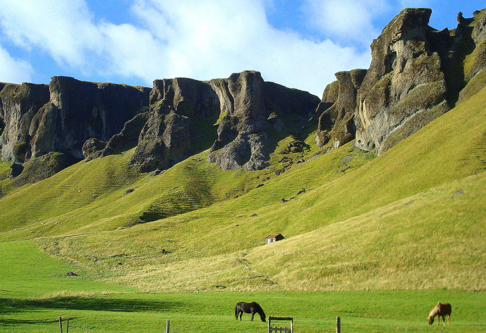 Extraordinary Columnar Basalt and Waterfalls in South-Iceland - Foss á ...