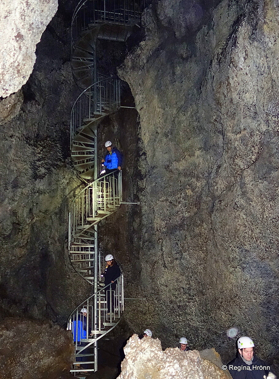 The Colourful Vatnshellir Lava Cave on Snæfellsnes in West-Iceland ...